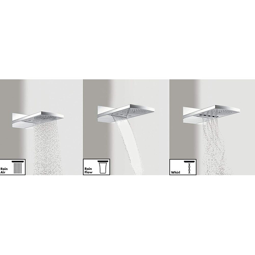 Chuveiro De Parede Raindance Rainfall 240 Air 3 Jatos Com Cascata e ...