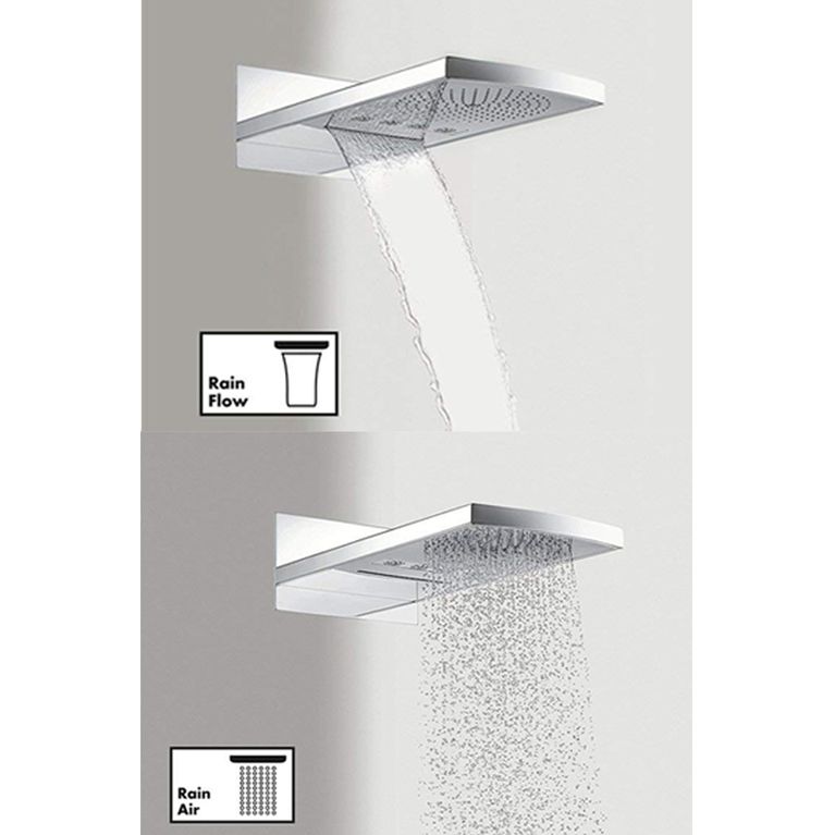 Chuveiro De Parede Raindance Rainfall 180 Air 2 Jatos Com Cascata ...