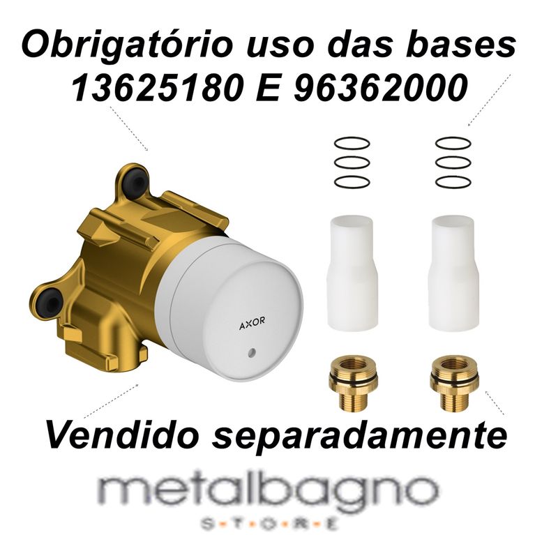 Monocomando De Parede AXOR One Select 220mm Acabamento Especial ...