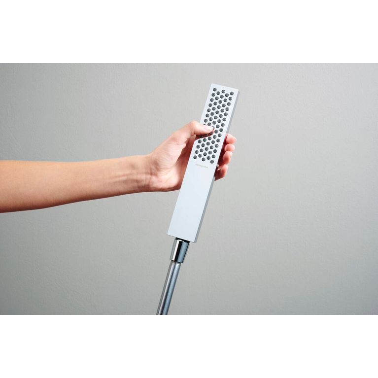 Ducha Manual Pulsify E Retangular Cromado Hansgrohe - metalbagno