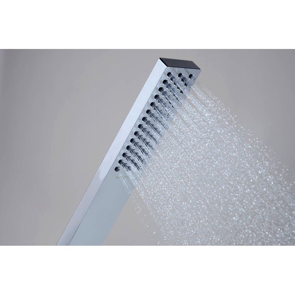 Ducha Manual Pulsify E Retangular Cromado Hansgrohe - metalbagno