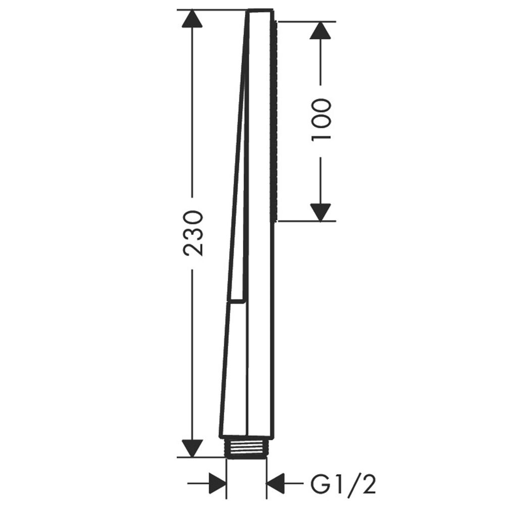 Ducha Manual Pulsify E Retangular Cromado Hansgrohe - metalbagno