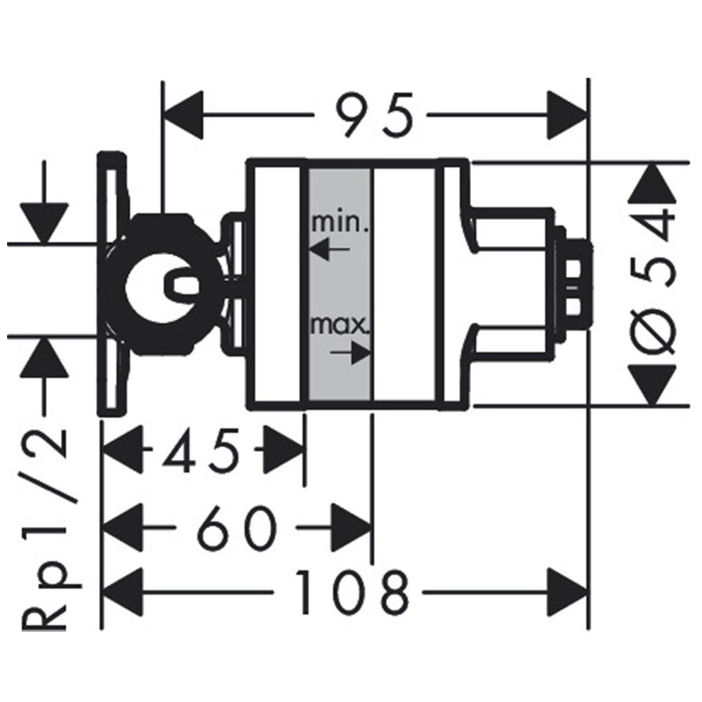 Ducha Higiênica Round C/ Misturador New + Base Cromado Hansgrohe ...